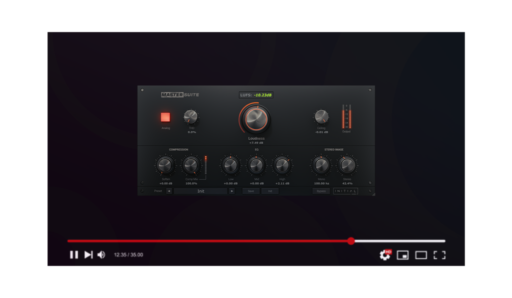 Master Suite - Mastering Plugin - Initial Audio